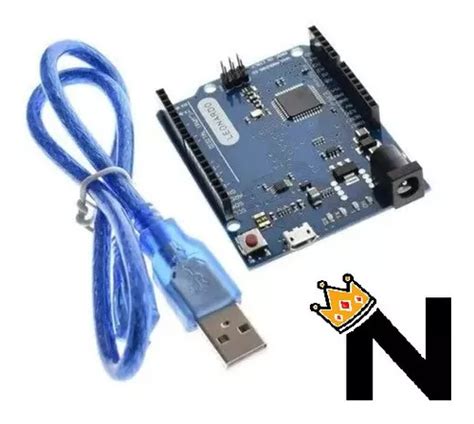 Placa Leonardo R3 Rev3 Atmega32u4 Com Cabo Usb Para Arduino à Venda Em