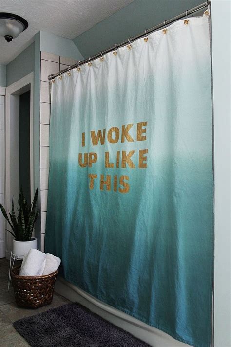 Budget Bathroom Makeover 10 Creative Diy Shower Curtains Decoist