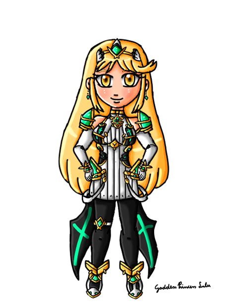 Ssbu Collab Mythra By Goddessprincesslulu On Deviantart