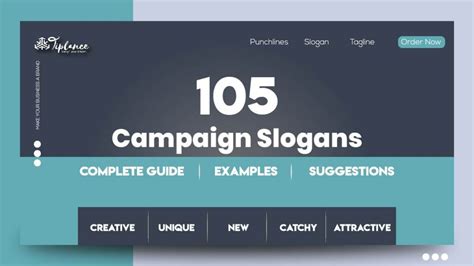 105 Catchy Campaign Slogans Taglines And Ideas Tiplance