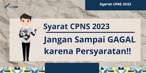 Syarat CPNS Jangan Sampai GAGAL Karena Persyaratan