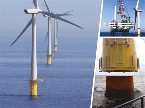 Offshore Wind Turbine Foundations Leveling And Fixation With Hydraulic