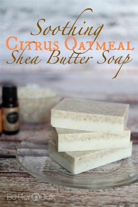 Soothing Oatmeal Citrus Shea Butter Soap