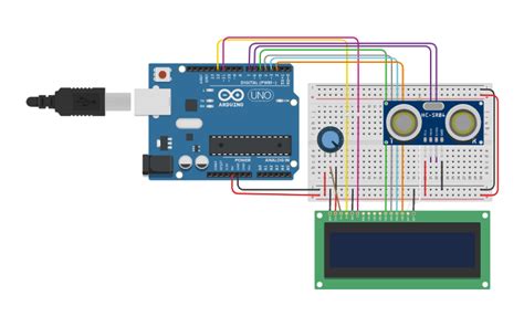 Circuit Design Simulador Sensor Tinkercad