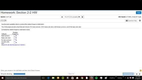 solved use the given qualitative data to construct the