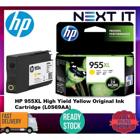 HP 955XL High Yield Original Ink Cartridge Black Cyan Magenta Yellow
