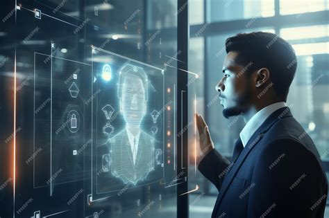 Premium Photo Enhancing Security With Facial Recognition A Biometric Admittance Control System