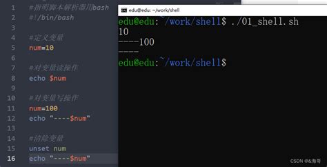 Shell 02shell变量shell 命令里加入自定义变量 Csdn博客