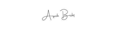 74 Ayush Bisht Name Signature Style Ideas Free Esignature