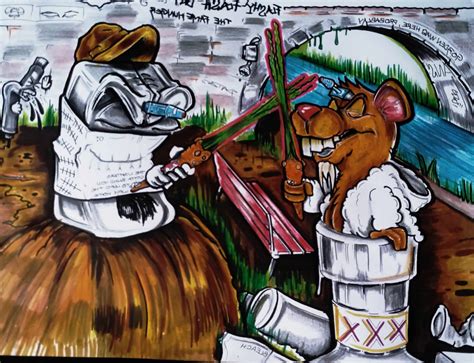 Gordon The Gopher V S Mr Angry Eraser Waits By Sooncome On Deviantart