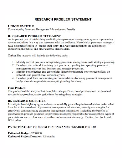 Free 9 Communication Problem Statement Samples In Pdf Doc