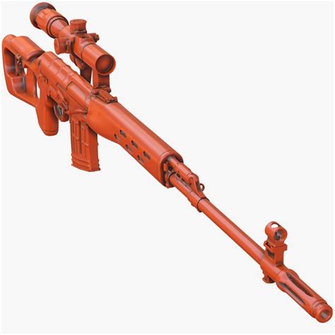 Dragunov 3d Models For Download Turbosquid