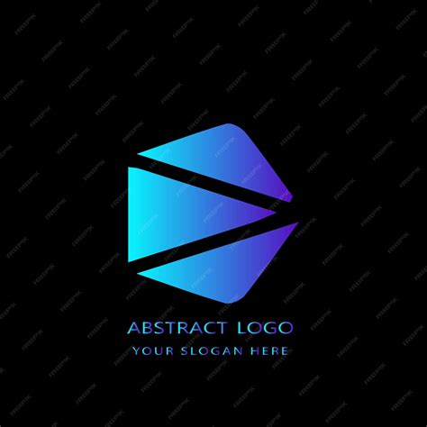 Абстрактный цветный элемент дизайна логотипа Премиум векторы