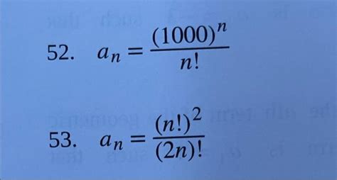 solved determine the limit of the sequence or show that the