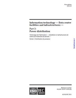 ISO IEC 22237 3 2021 کتابخانه الکترونیکی دیتا ساینس
