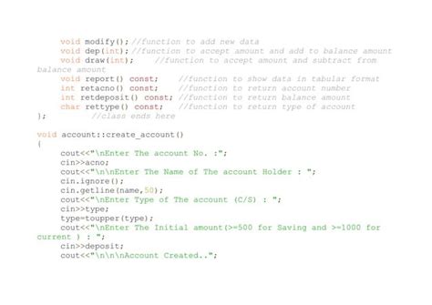 C Coding For Banking System Program Pdf Computing Technology And Computing