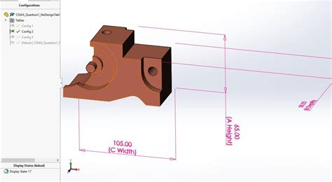 Design Tables And Configurations To Validate Robust Models In Solidworks Grabcad Tutorials