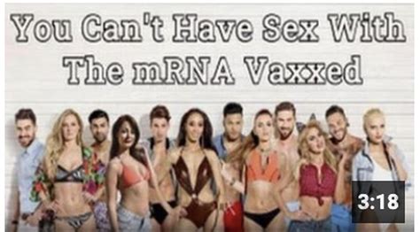 You Can T Have Sex With The Mrna Vaccinated Women And Men Lying About