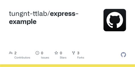 Github Tungnt Ttlab Express Example
