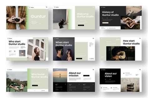 Guntur Business Powerpoint Template Incl Presentation And Powerpoint