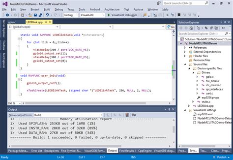 Debugging Nodemcu Firmware Over Jtag Visualgdb Tutorials