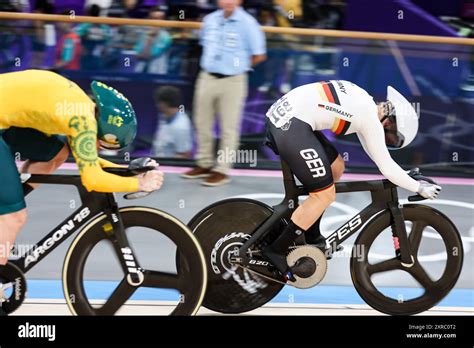 Fra Olympische Spiele Paris Radsport Bahn Damen Sprint Hinze Emma Ger Vs