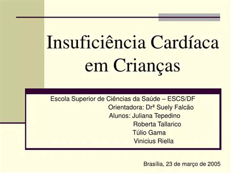 PPT Insuficiência Cardíaca em Crianças PowerPoint Presentation free