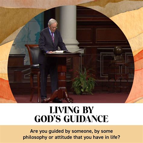 Living By Gods Guidance What Or Who Guides You Watch Living By