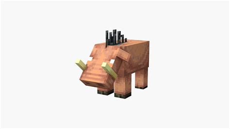 3d Hoglin Minecraft Turbosquid 2347807