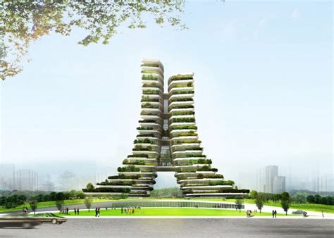 Vo Trong Nghia Architects Proposes Plant Covered City Hall