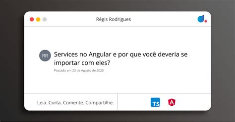 services no angular e por que você deveria se importar com eles