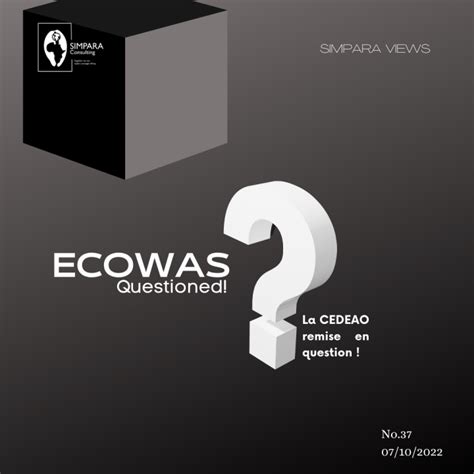 Ecowas La Cedeao