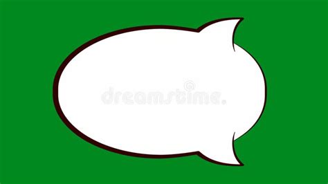 A White Bubble Pop Up On A Green Background With Arrows On The Right To