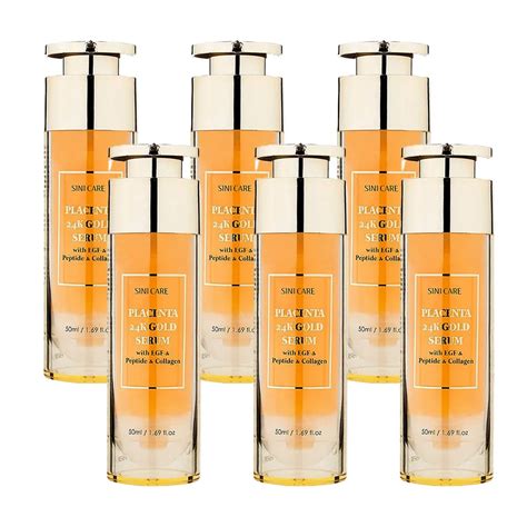 시니케어 플라센타 24k 골드 세럼 50ml 6개 Sinicare Placenta Gold Serum 상품 상세 크로켓