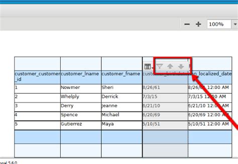 How To Make Jive Filteringsoring Feature Work On Column In The Table