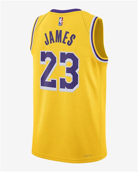 เสื้อแข่งผู้ชาย Nike Dri Fit Nba Swingman Los Angeles Lakers Icon