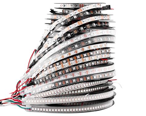 Cinta LED RGB 5mts SMD5050 sin protección contra humedad varper cl