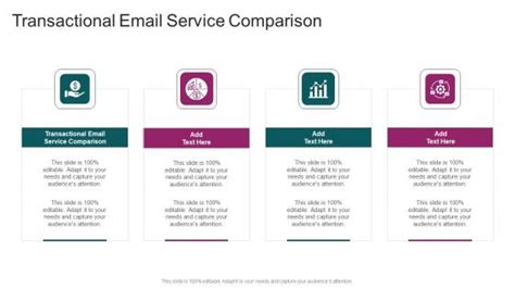 Transactional Email Service Comparison PowerPoint Presentation And Slides PPT Example SlideTeam
