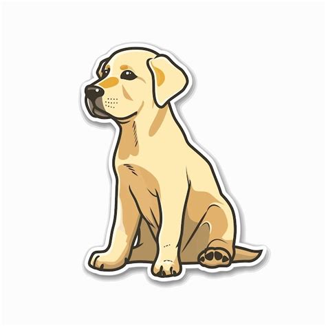 Иллюстрация собаки Премиум Ai сгенерированный вектор