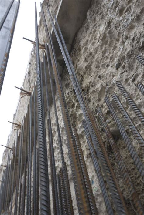 Reinforcement And Structural Steel In Construction Stock Image Image