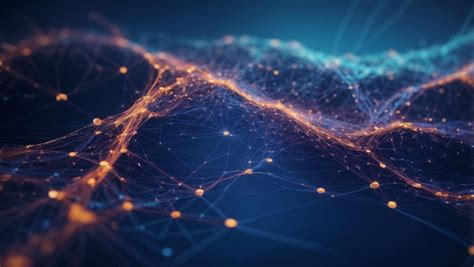 Premium Photo An Abstract Illustration Of Data Flowing Through A Network Of Nodes And