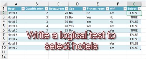 Tosa Excel Assessment Of The Excel Functions