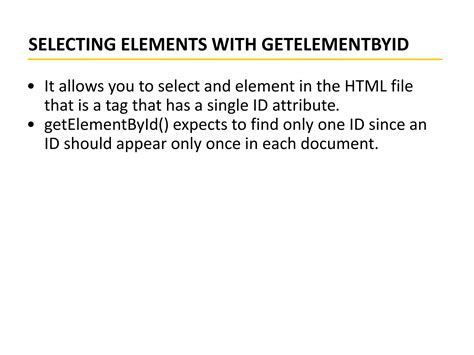 Dom In Javascript Pptx