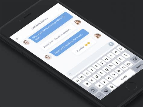 Day044 Message Animation By Uistar🌟 On Dribbble
