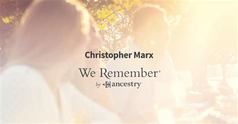 Christopher Marx 1958 2012 Obituary