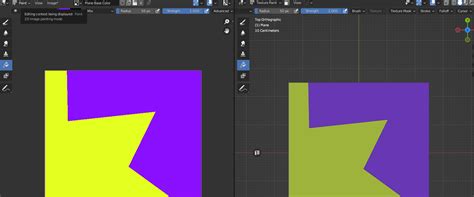 Is It Possible To Paint In UV Layout Rather Than In Texture Painting Layout Materials And
