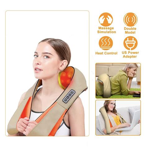 Buy Neck Kneading Shiatsu Back Shoulder Massager At Low Price In Qatar