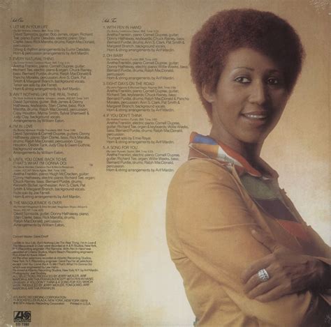 Aretha Franklin Let Me In Your Life Sealed And Stickered Us Vinyl Lp
