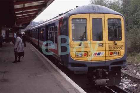 35mm Railway Slide Of Class 319 Emu 319058 West Croydon Copyright