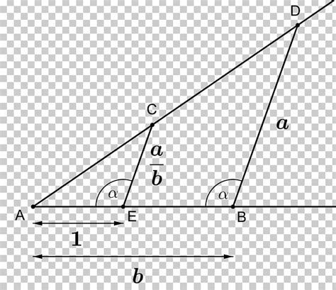 Triangle Intercept Theorem Point Constructible Number Png Clipart